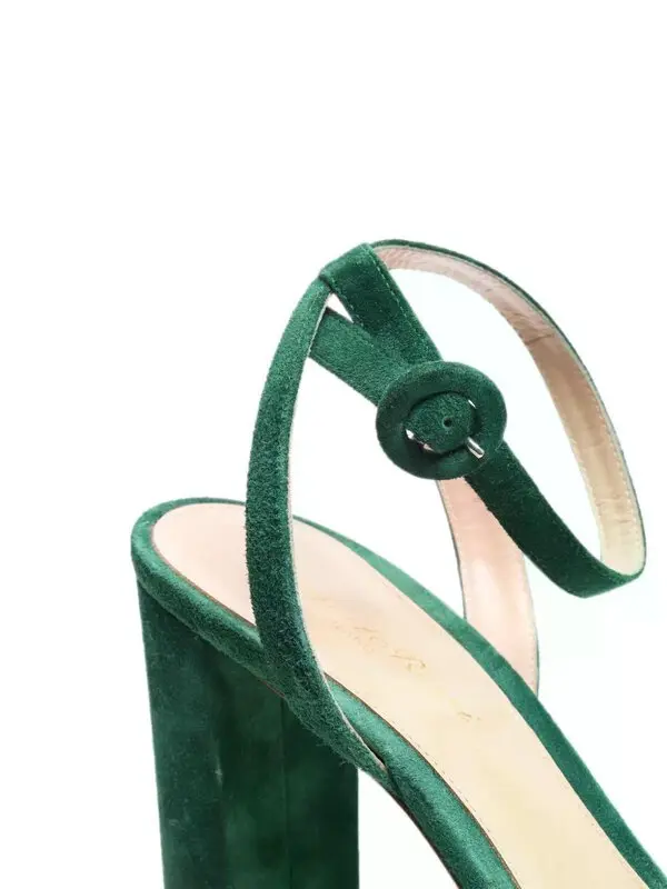 GIANVITO ROSSI Platform Suede Sandals