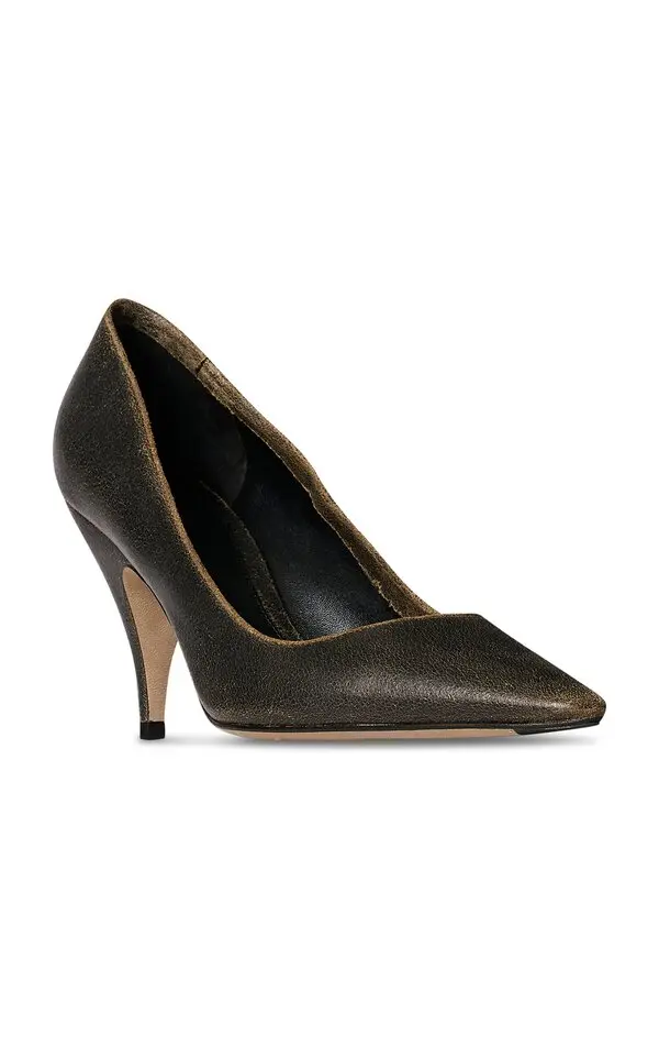 THE ROW Liisa Three Leather Pumps