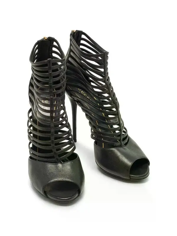 Saint Laurent Leather Gladiator Sandals