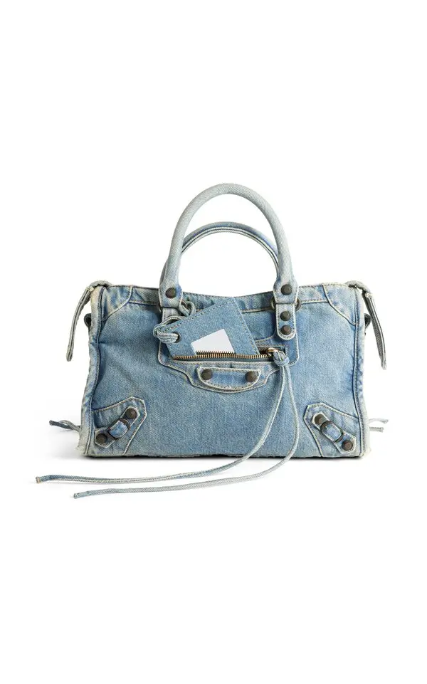 Balenciaga Le City Small Denim Bag