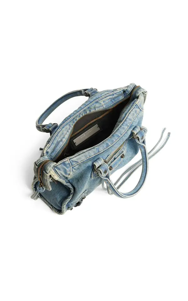 Balenciaga Le City Small Denim Bag