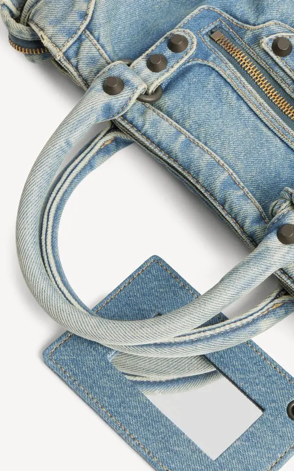Balenciaga Le City Small Denim Bag