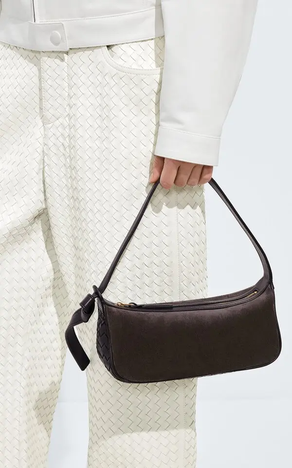 Bottega Veneta Nodi Mini Shoulder Bag - Brown