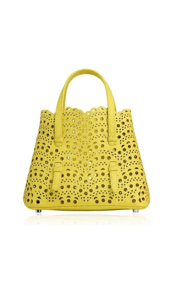 Alaïa Mina 20 Nubuck Leather Bag