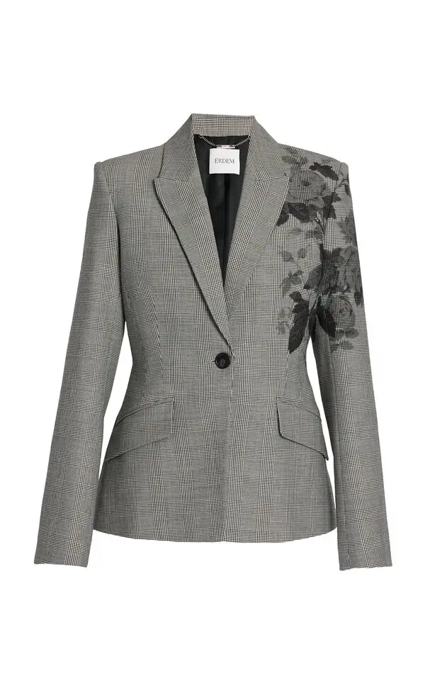 Erdem Floral Tailored Jacket