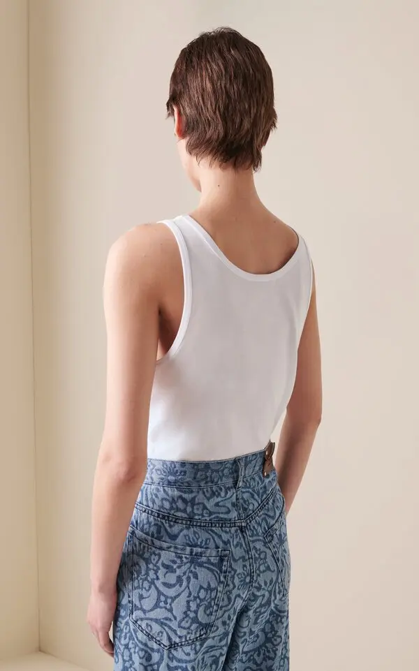 Dries Van Noten Hevila Cotton Tank Top