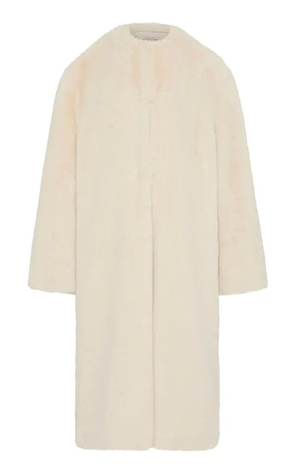 Rachel Gilbert Noah Faux Fur Coat - Ivory