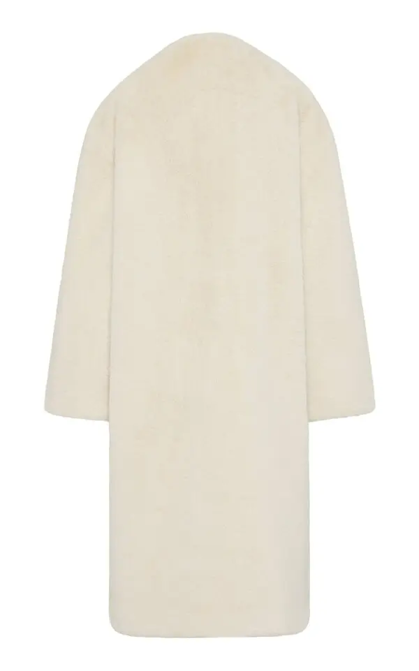 Rachel Gilbert Noah Faux Fur Coat - Ivory