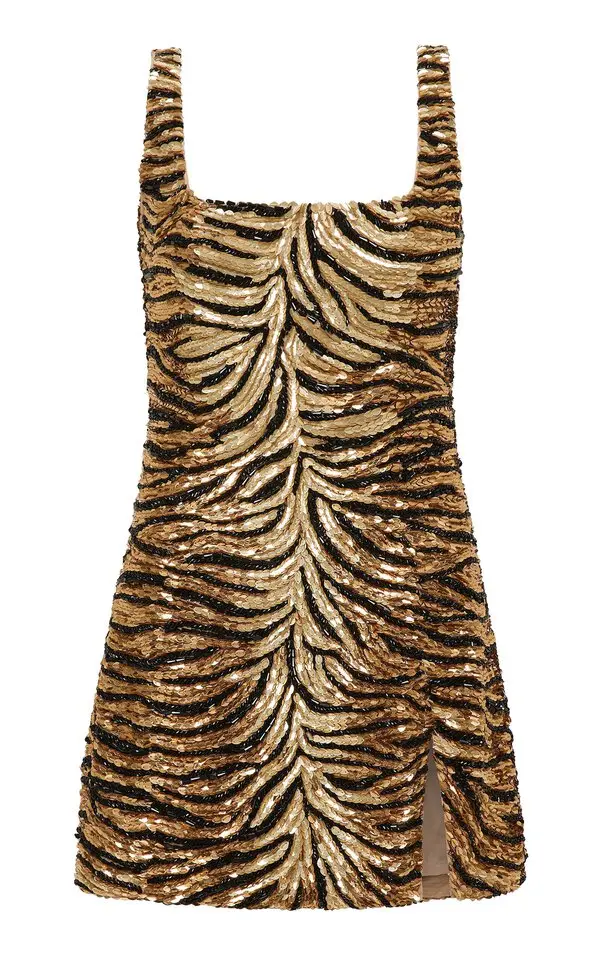 Rachel Gilbert Maison Embellished Mini Dress
