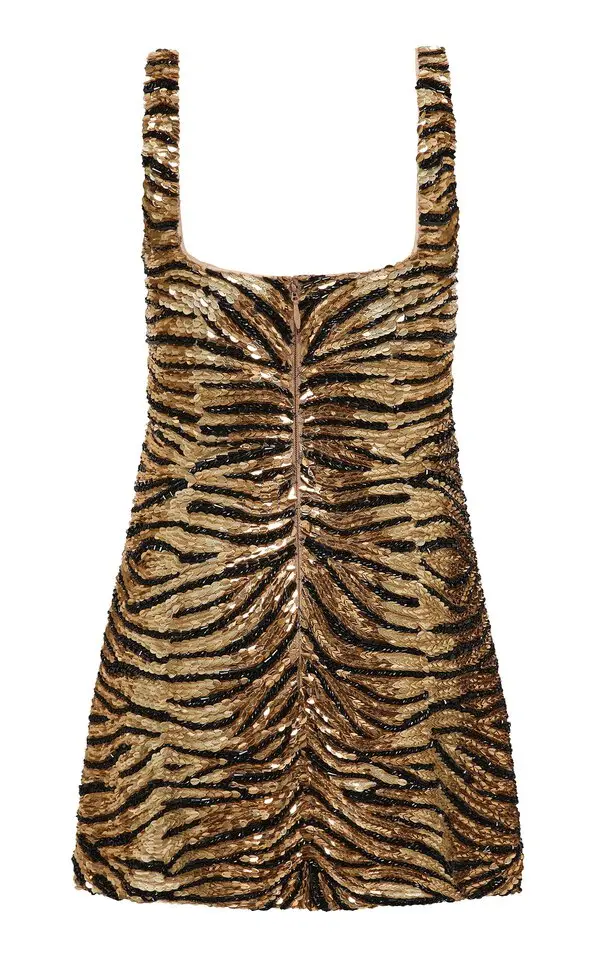 Rachel Gilbert Maison Embellished Mini Dress