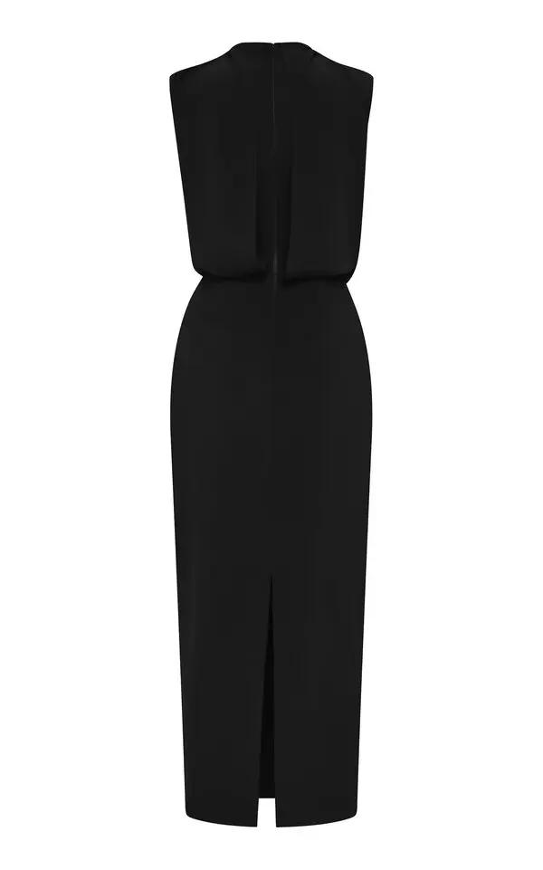 Rachel Gilbert Aiya Draped Midi Dress