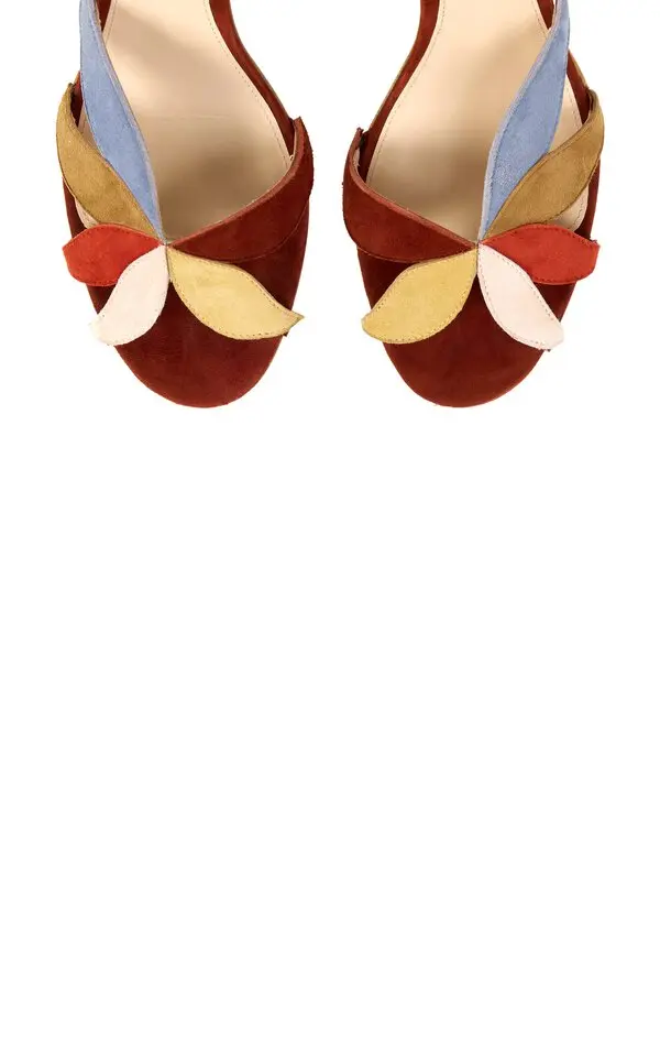 Etro Suede Fondo Sandal