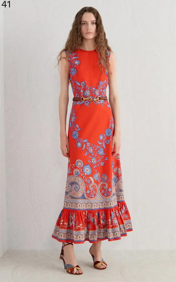 Etro Leather Braided Belt