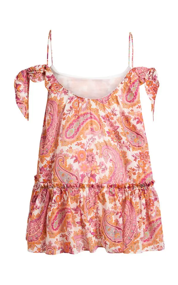 Etro Printed Cotton-silk Mini Dress