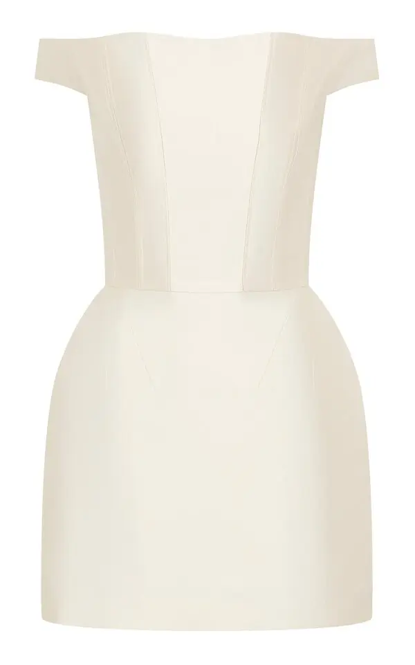 Rachel Gilbert Anice Off-the-shoulder Mini Dress