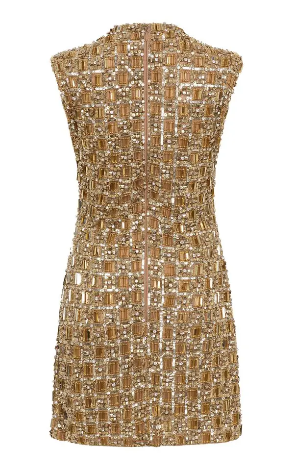 Rachel Gilbert Sinclair Embellished Mini Dress