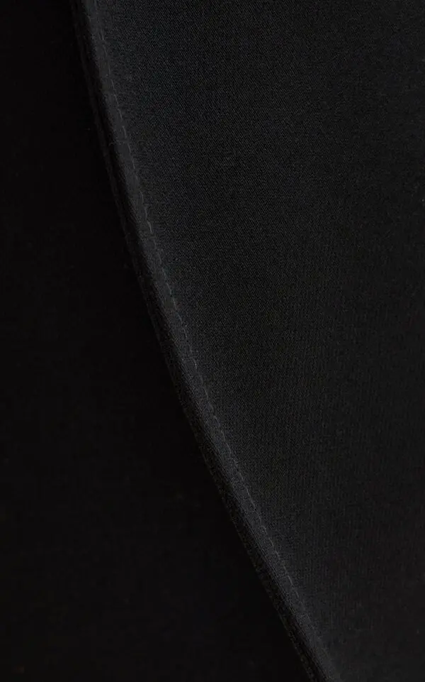 Brandon Maxwell Robbie Scoop-neck Wool-silk Mini Dress - Black