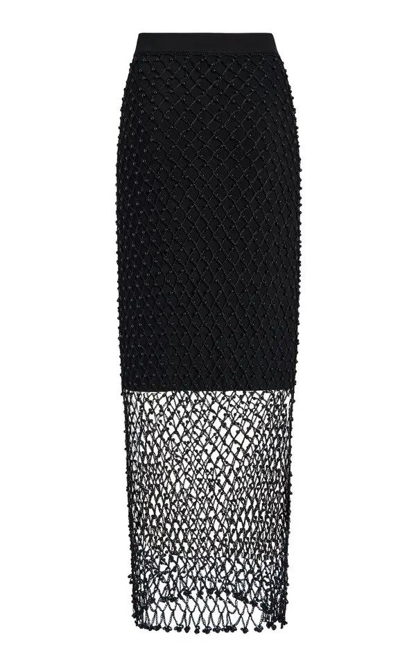 BY MALENE BIRGER Azalea Open-knit Maxi Skirt