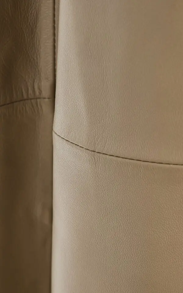 BY MALENE BIRGER Leather Midi Skirt