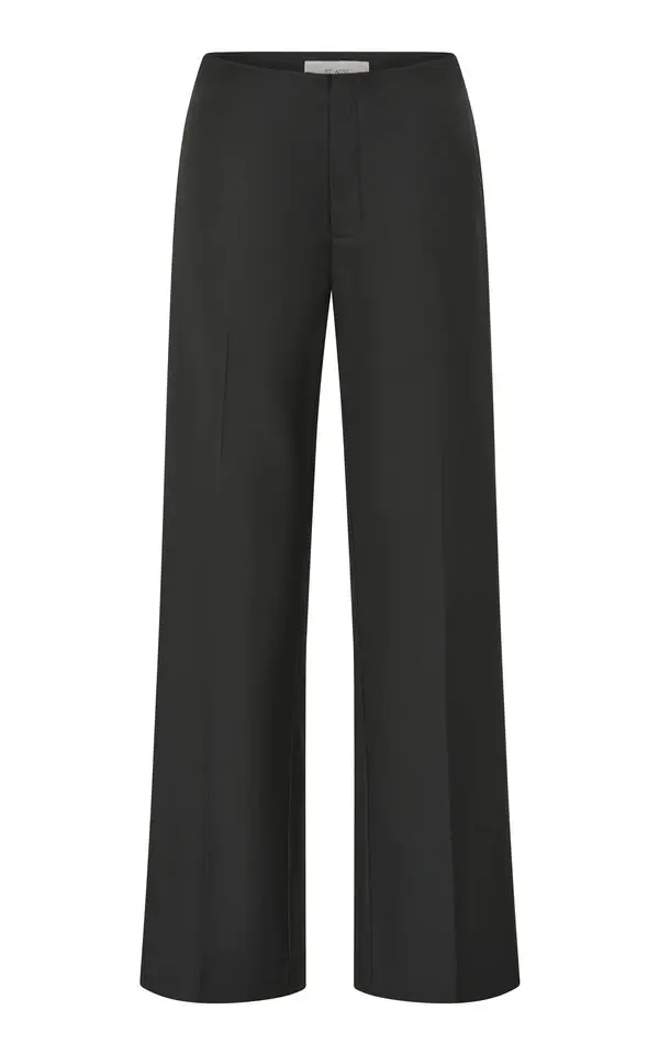 ST. AGNI Carter Wool Polyester Straight Leg Trouser