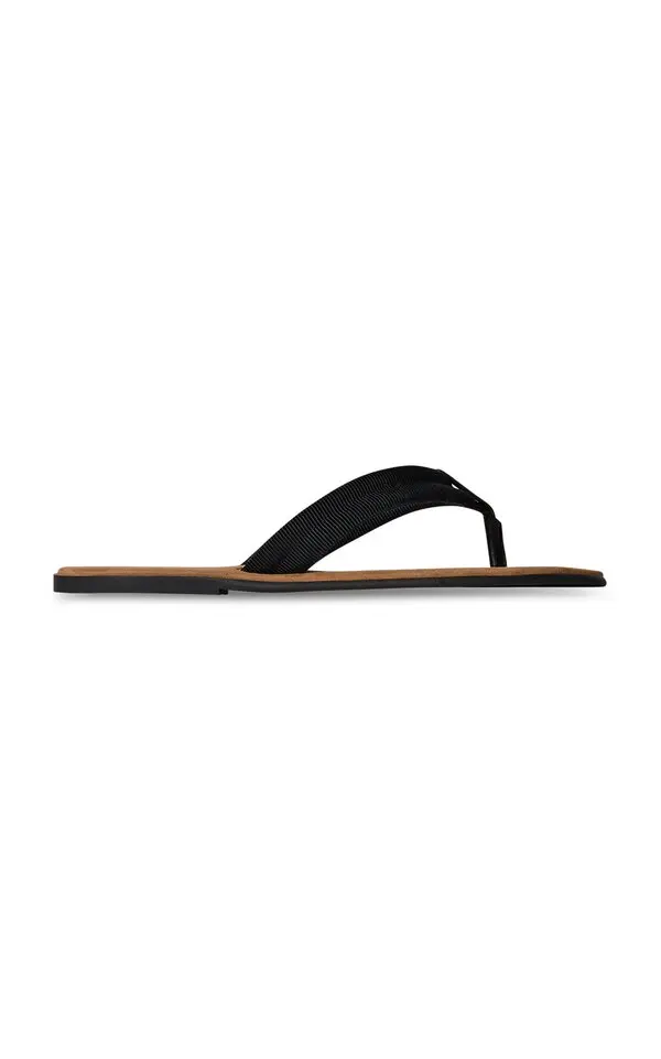 THE ROW Sport Flip Flops - Black
