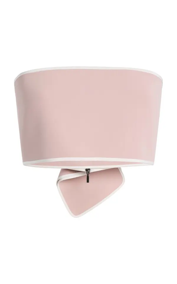 Maticevski Bandeau Top With Draped Detail - Pink