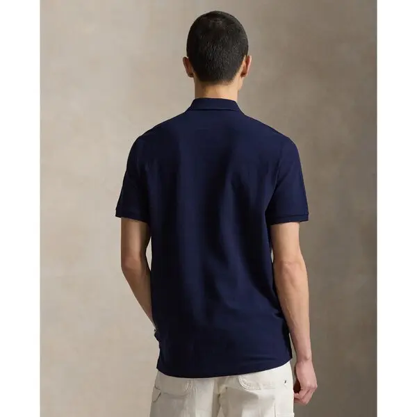 Ralph Lauren Classic Fit Flag Mesh Polo Shirt