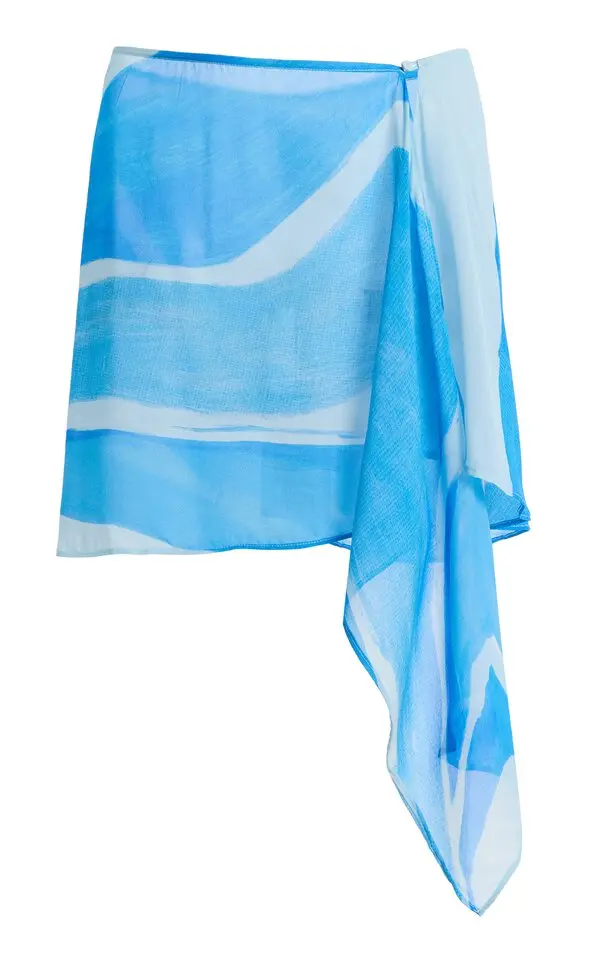 Significant Other Milou Mini Sarong Skirt - Blue