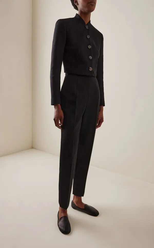 THE ROW Bellamy Cropped Wool Jacket