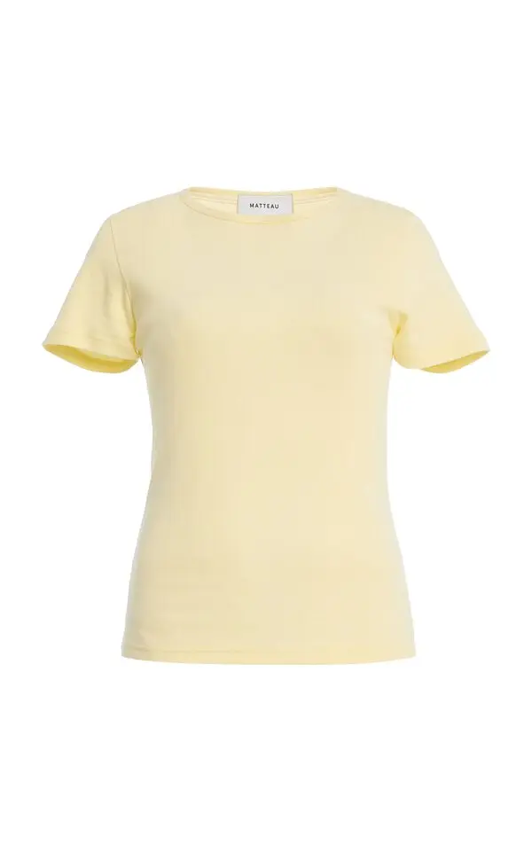 Matteau Cotton Baby T-shirt - Yellow