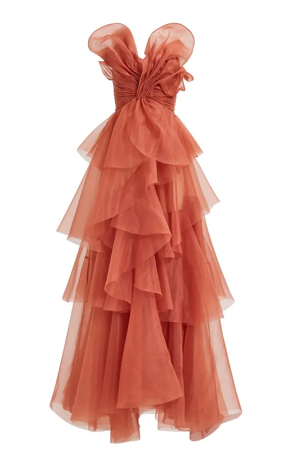 Aje Vionette Ruffled Gown