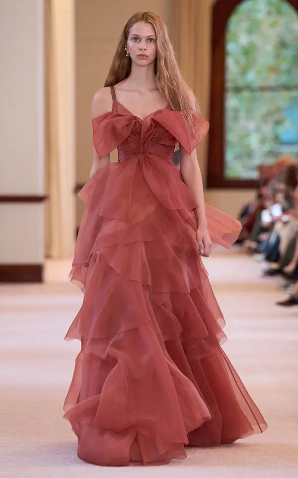Aje Vionette Ruffled Gown