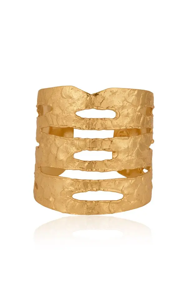 Sylvia Toledano Gold Plated Nude Bracelets - Brown