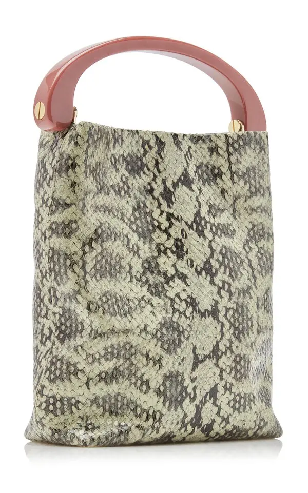 Dries Van Noten Crisp Micro Leather Bag