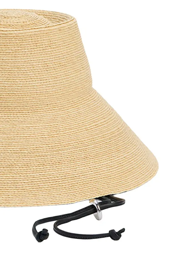 Janessa Leoné Suni Raffia Straw Bucket Hat