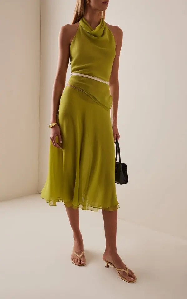 TAE PARK Exclusive Sheer Silk Kite Top