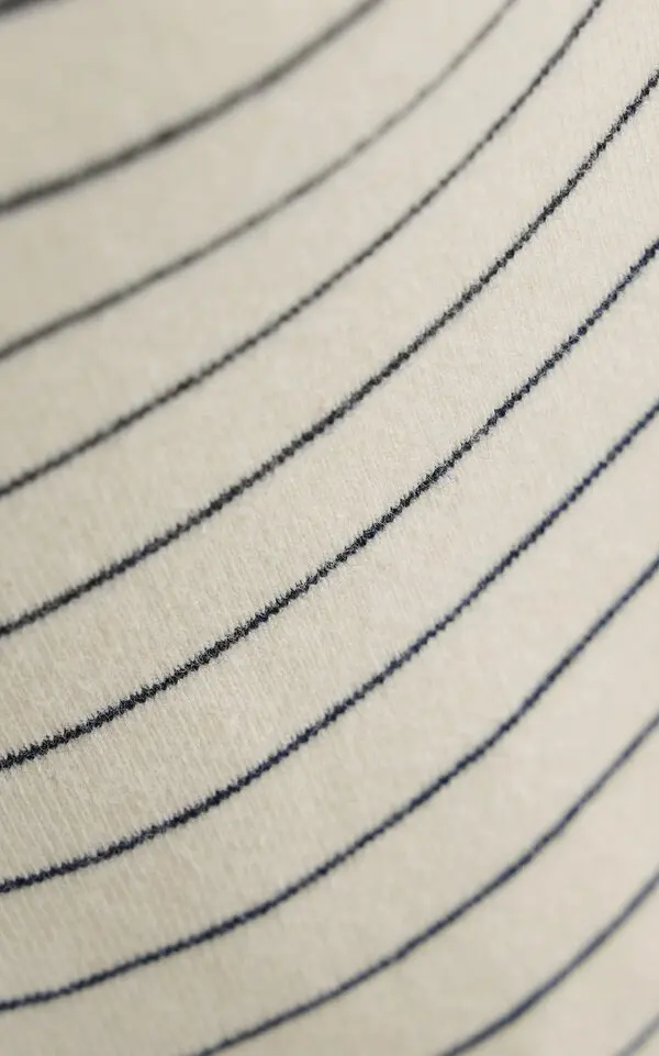 LESET Nando Square-neck Striped Cotton Tank Top