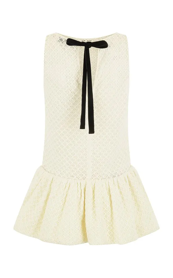 HARRIS TAPPER Exclusive Sirius Lace Peplum Top