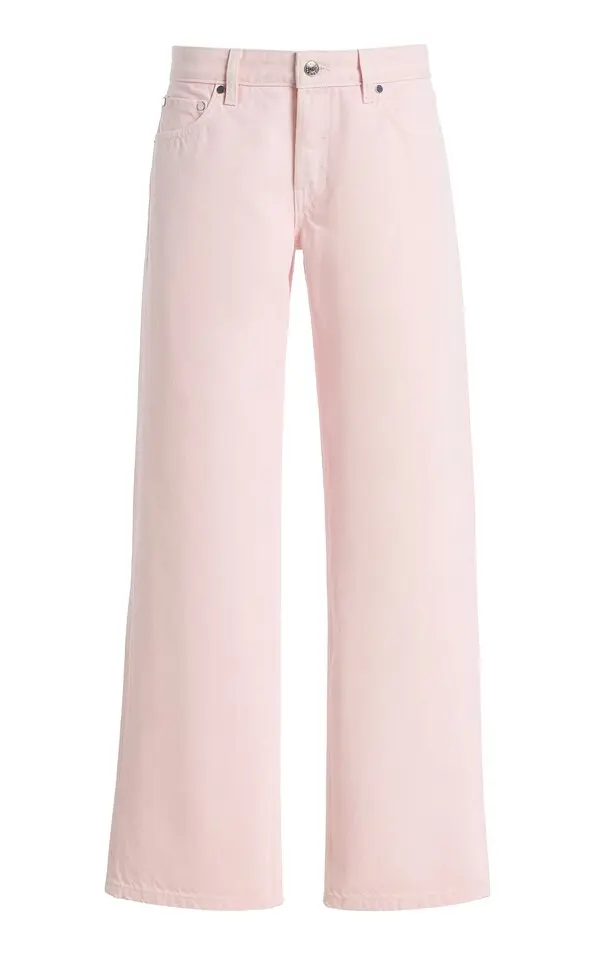 EB DENIM Rigid Low-rise Baggy Jeans - Pink