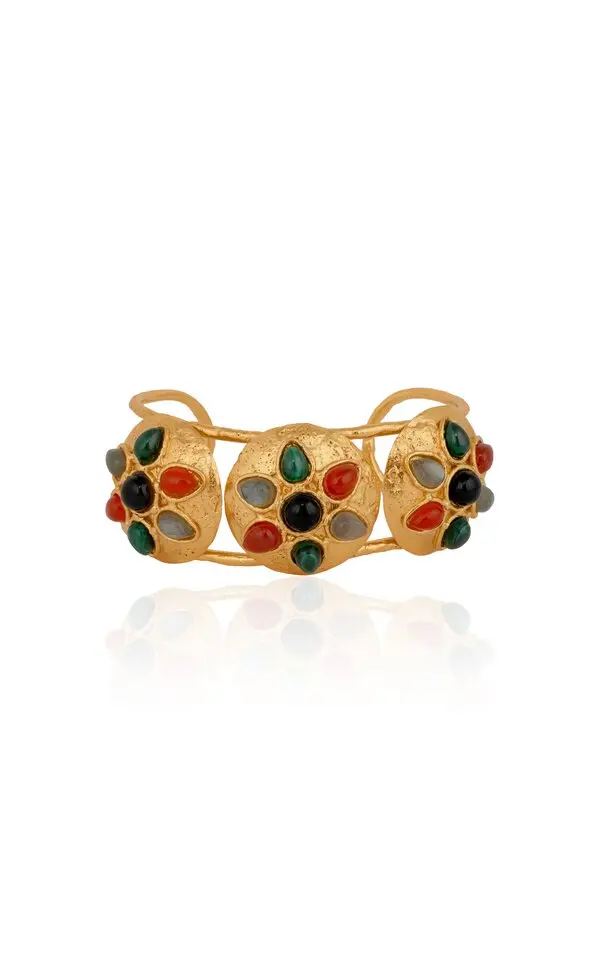 Sylvia Toledano Gold Plated Paisley Bracelets - Multi