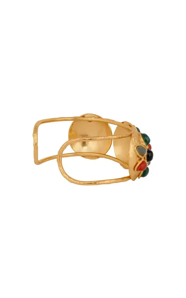 Sylvia Toledano Gold Plated Paisley Bracelets