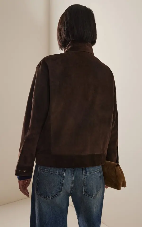 NILI LOTAN Cirque Suede Jacket