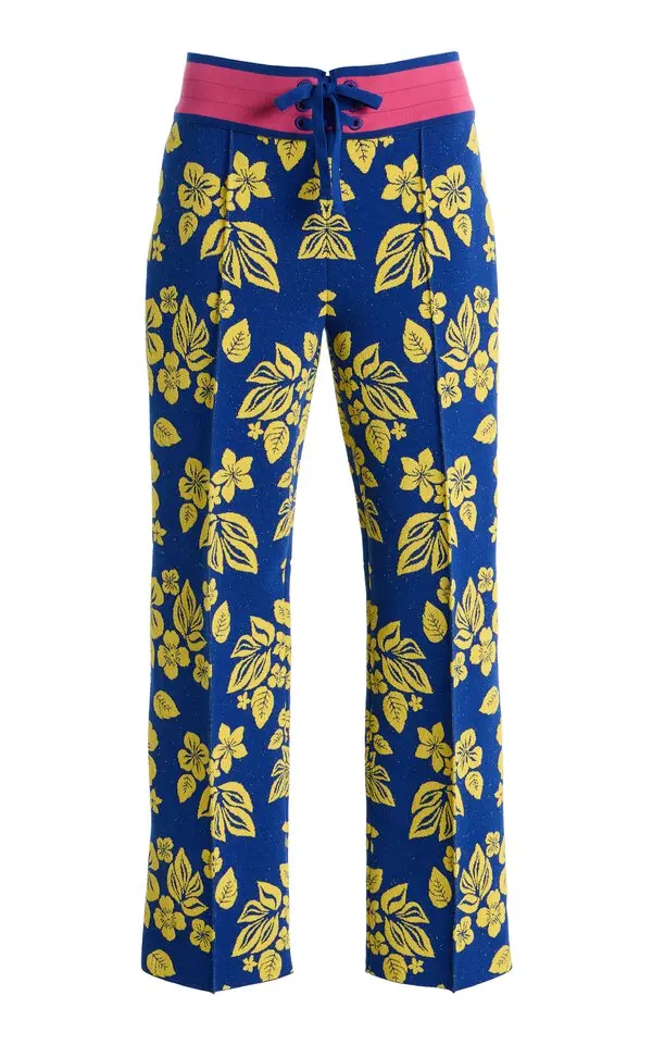 HIGH SPORT Lane Twill Pants - Floral