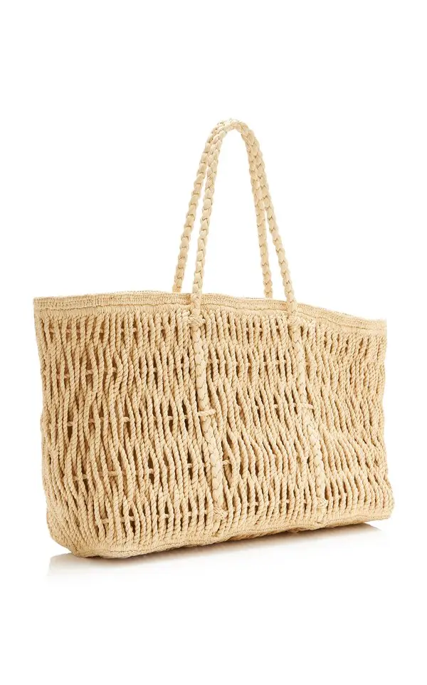 THE ROW Georgica Raffia Tote Bag