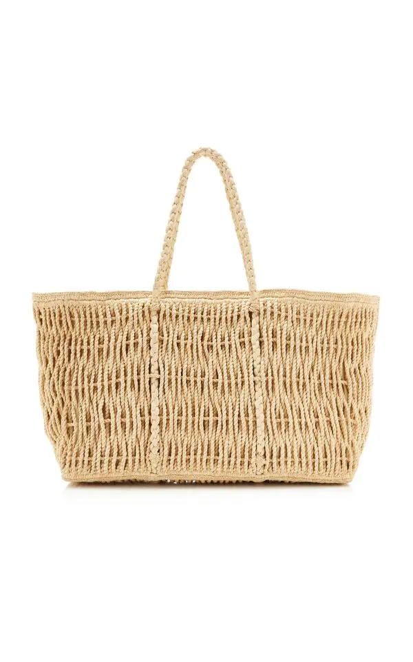THE ROW Georgica Raffia Tote Bag