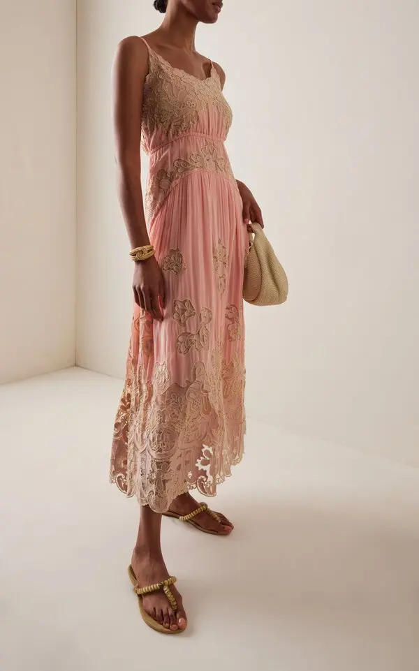 Sea Gracelyn Embellished Lace Maxi Dress