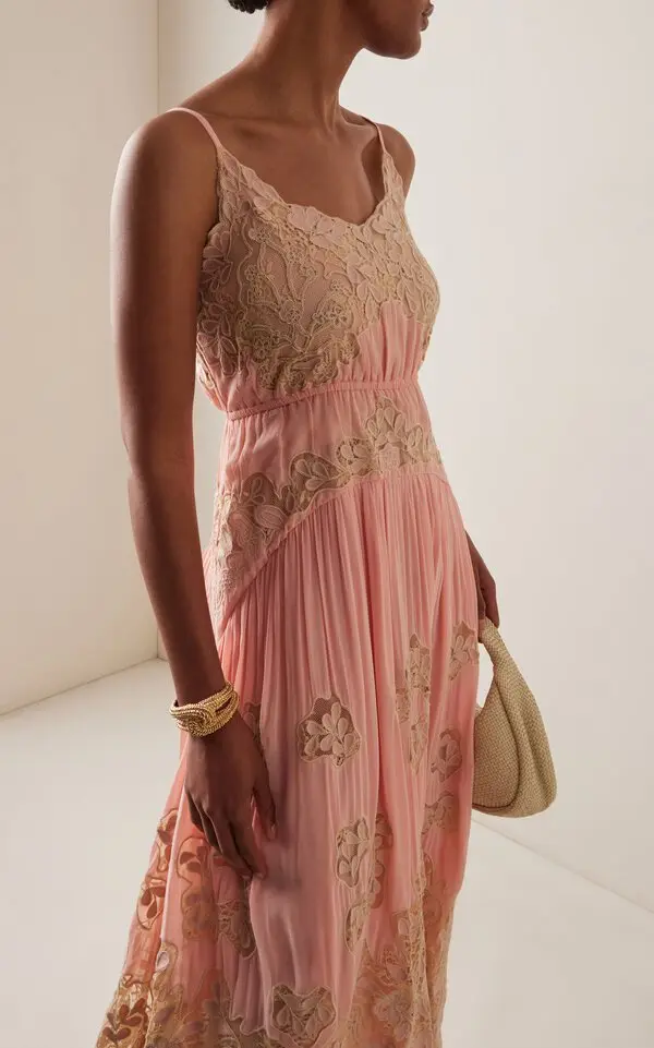 Sea Gracelyn Embellished Lace Maxi Dress