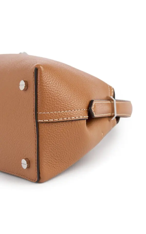 TOTEME T-lock Leather Shoulder Bag