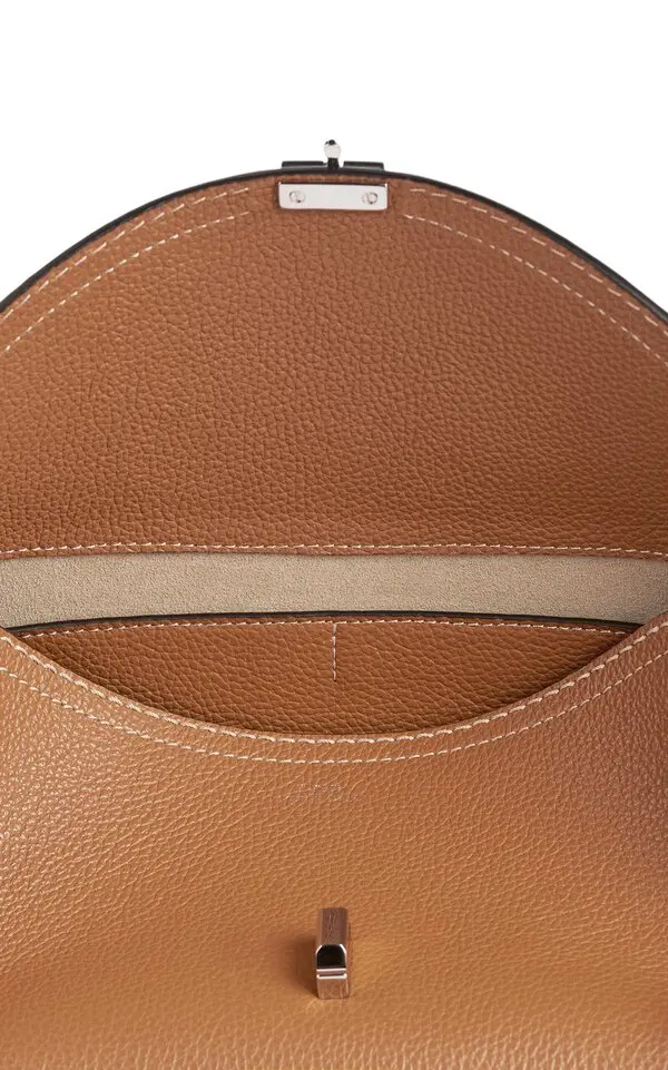 TOTEME T-lock Leather Shoulder Bag