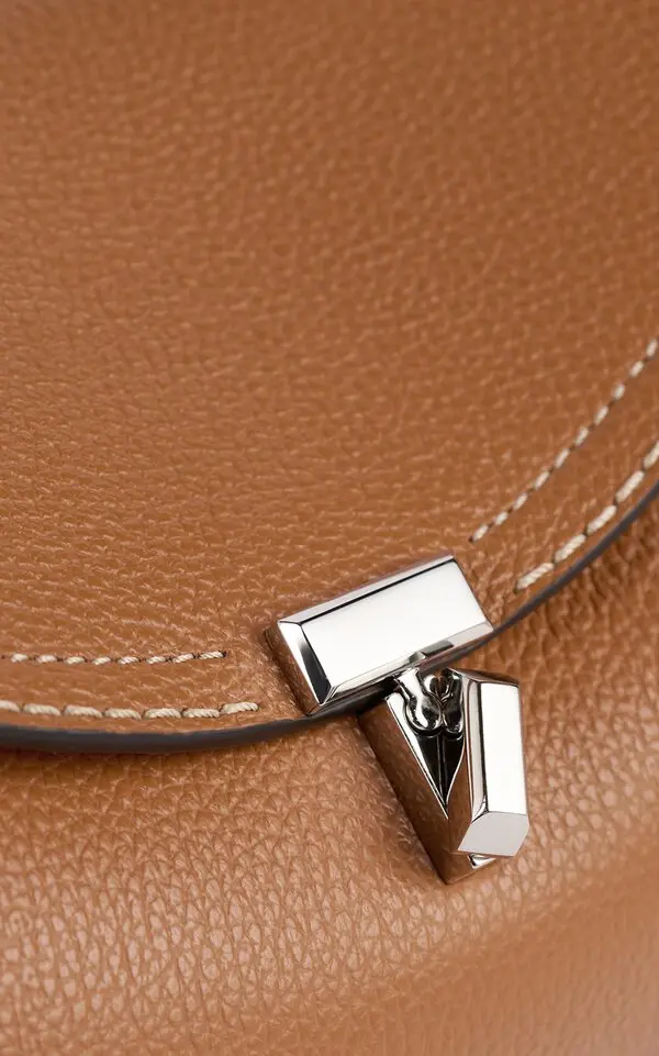 TOTEME T-lock Leather Shoulder Bag